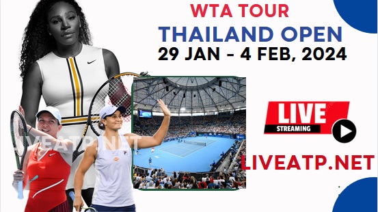 Thailand Open 2024 Tennis Live Stream: WTA Hua Hin Champions